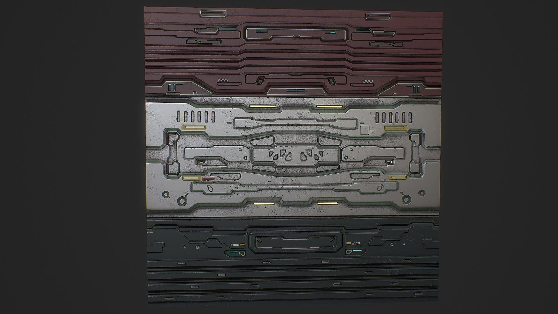 Sci fi tileable panels textures Texture | CGTrader