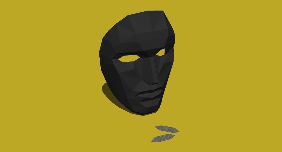 SQUID GAME Front Man Mask 3D model 3D printable | CGTrader