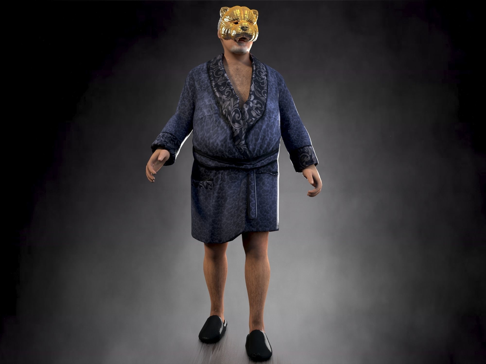 3D model Squid Game VIP guest VR / AR / low-poly rigged | CGTrader