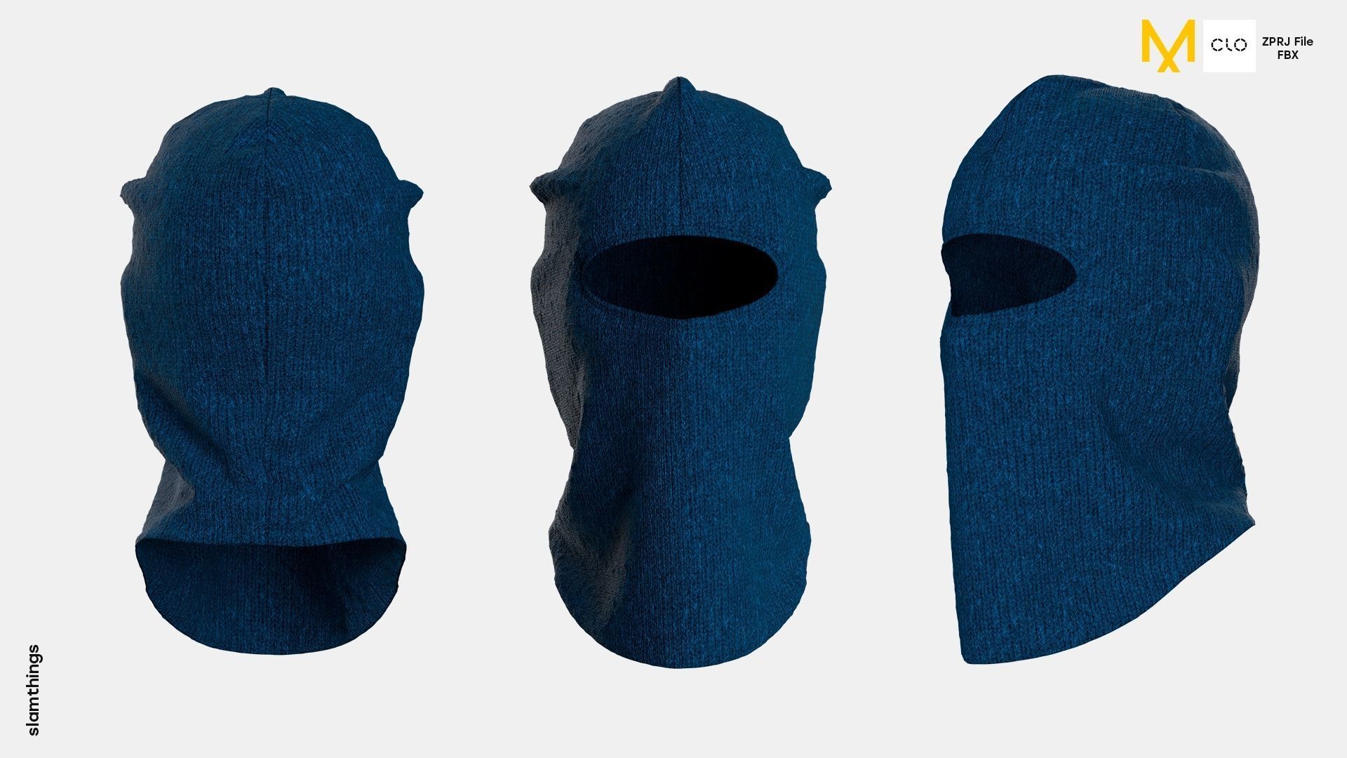 Streetwear 6 Balaclava Mask Collection 3D model | CGTrader