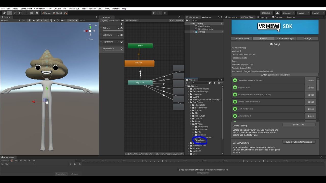 3D model Mr Poop VRChat Avatar VR / AR / low-poly | CGTrader