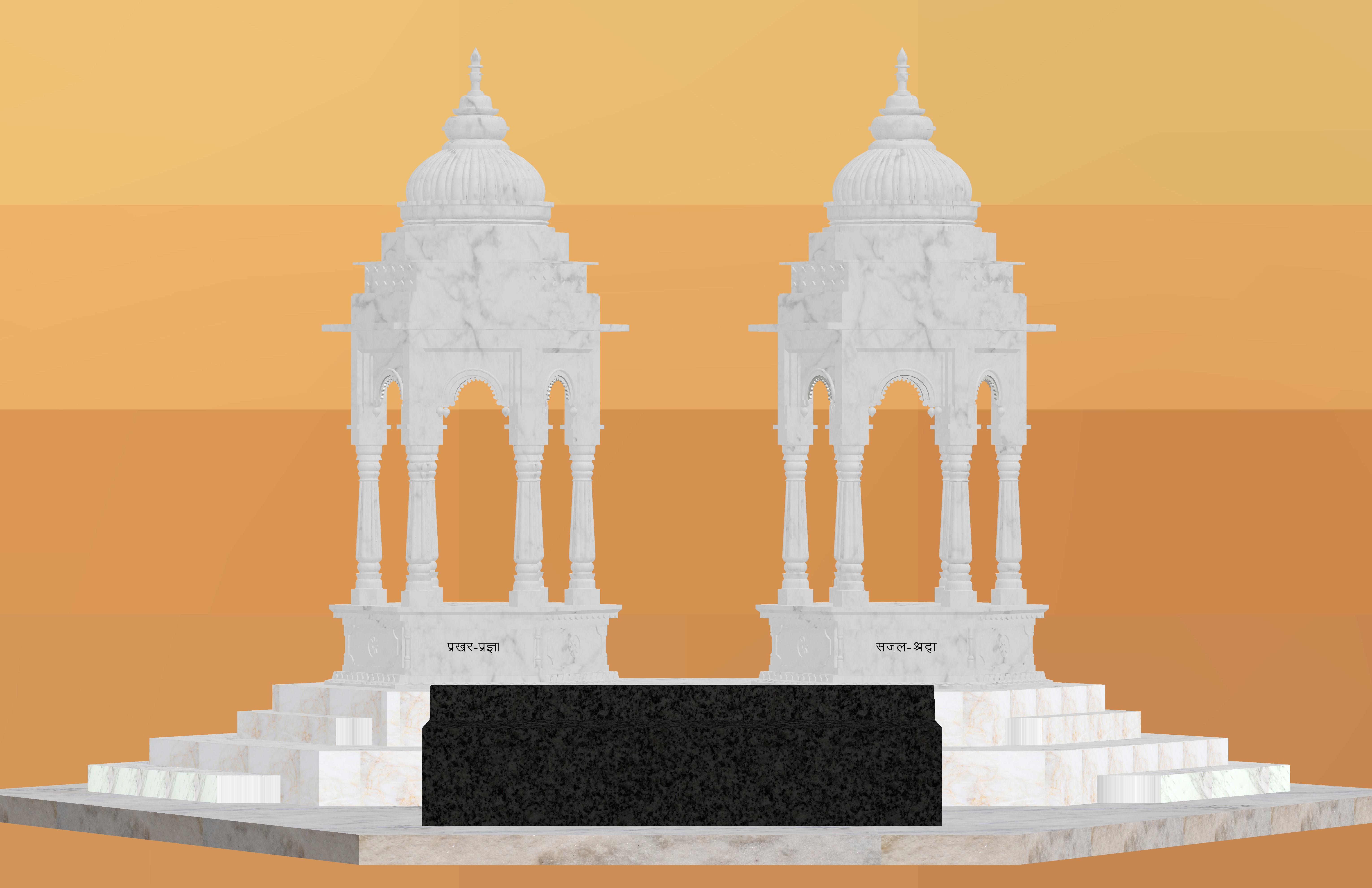 3D model 3D Modeling of Real Temple located in INDIA VR / AR / low-poly ...