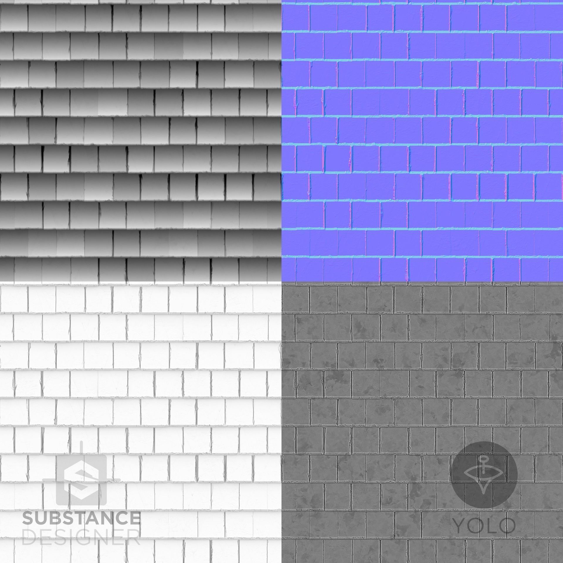 Stylized Roof PBR Material pack 2K Texture | CGTrader