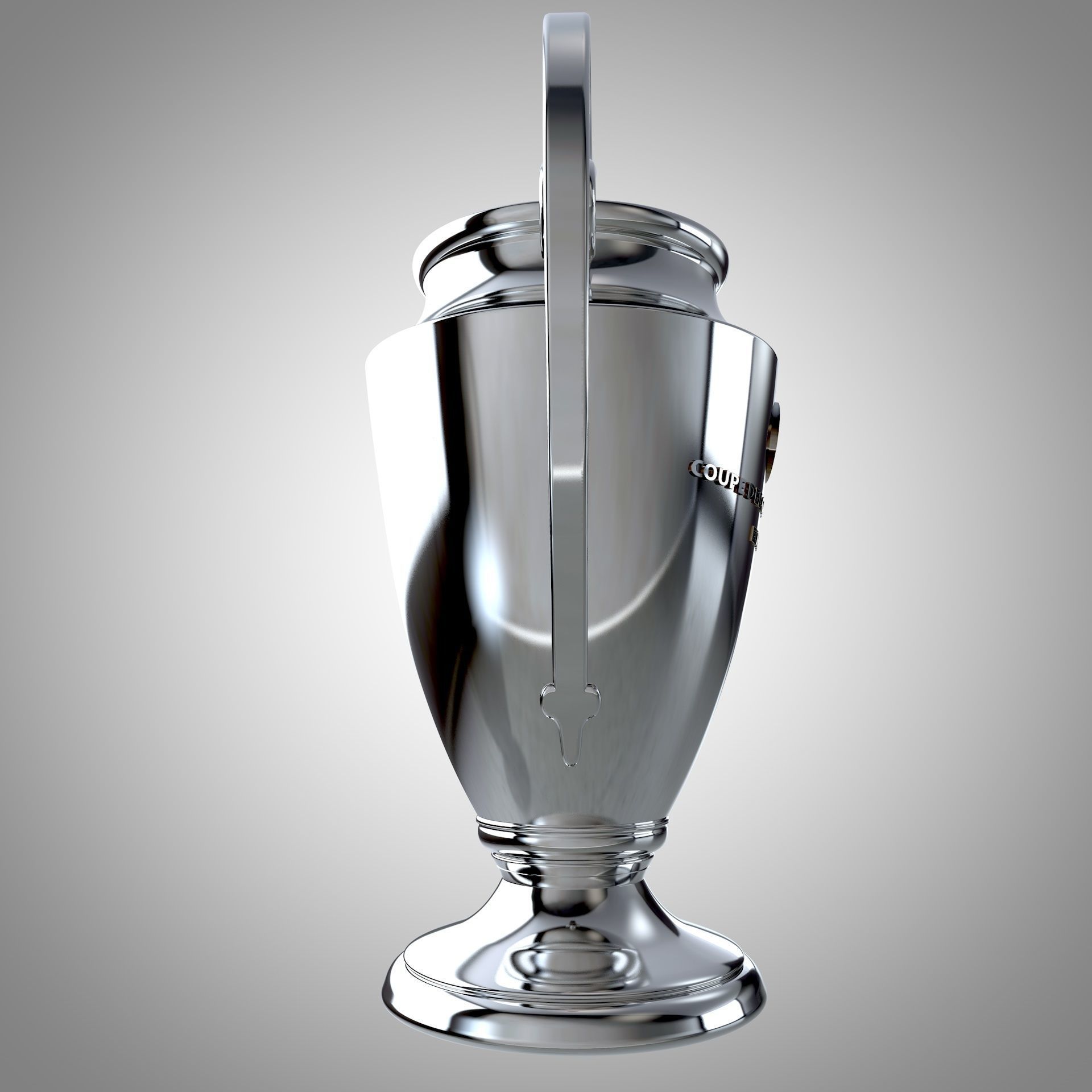 3D model UCL Champions Trophy 2022 VR / AR / low-poly | CGTrader