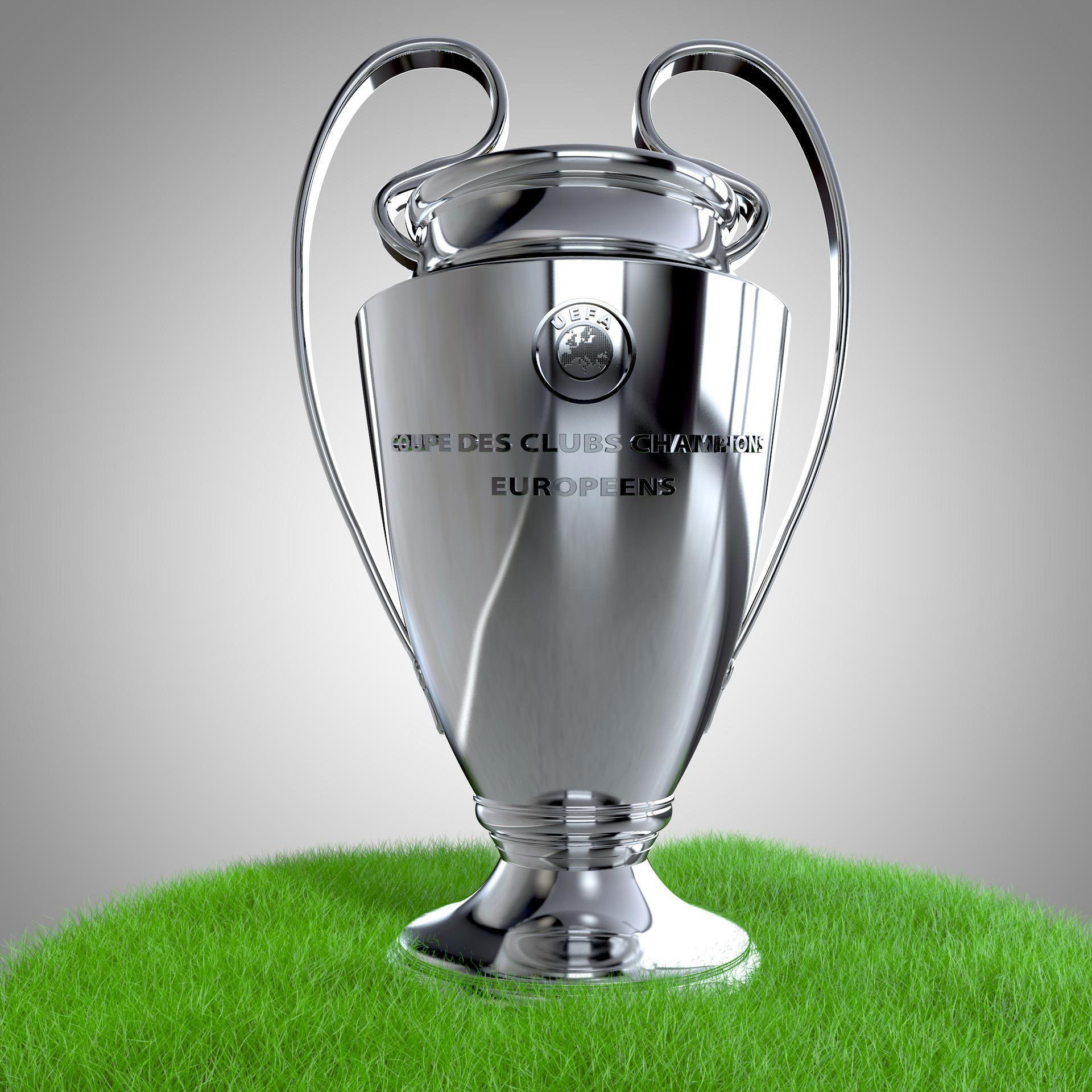 3D model UCL Champions Trophy 2022 VR / AR / low-poly | CGTrader