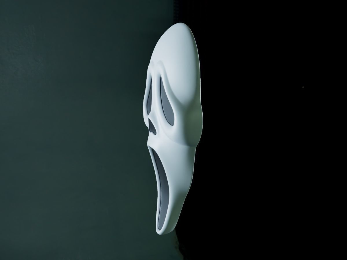 3D model Scream - Ghost Face Mask VR / AR / low-poly | CGTrader