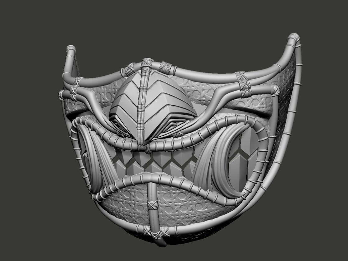 SHANG CHI MOTHER LI THE LEGEND OF THE 10 RINGS MASK STL 3D model 3D ...
