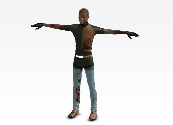Game Character free 3D model | CGTrader
