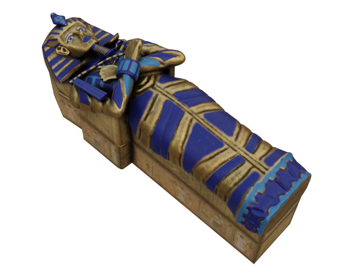 Egyptian Sarcophagus 3D model | CGTrader