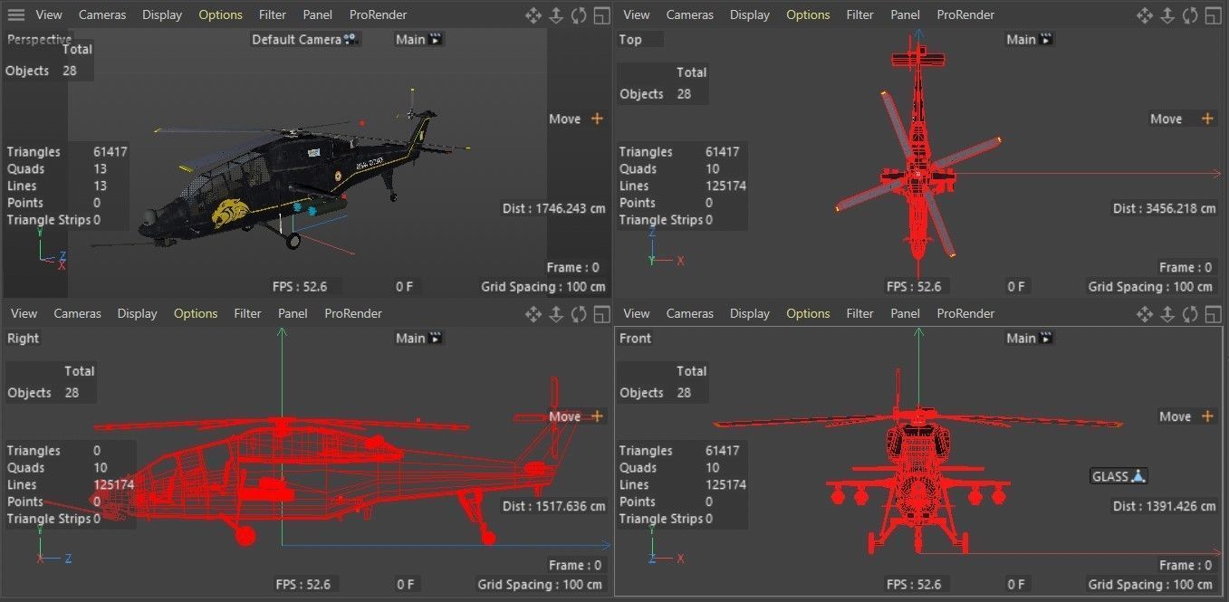 3D model HAL Light Combat Helicopter LCH VR / AR / low-poly | CGTrader
