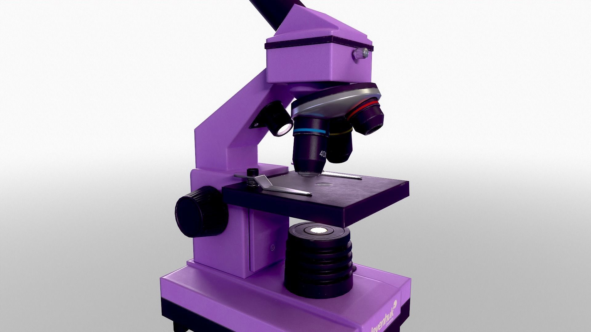 3D model Microscope Levenhuk Rainbow 2L PLUS VR / AR / low-poly | CGTrader