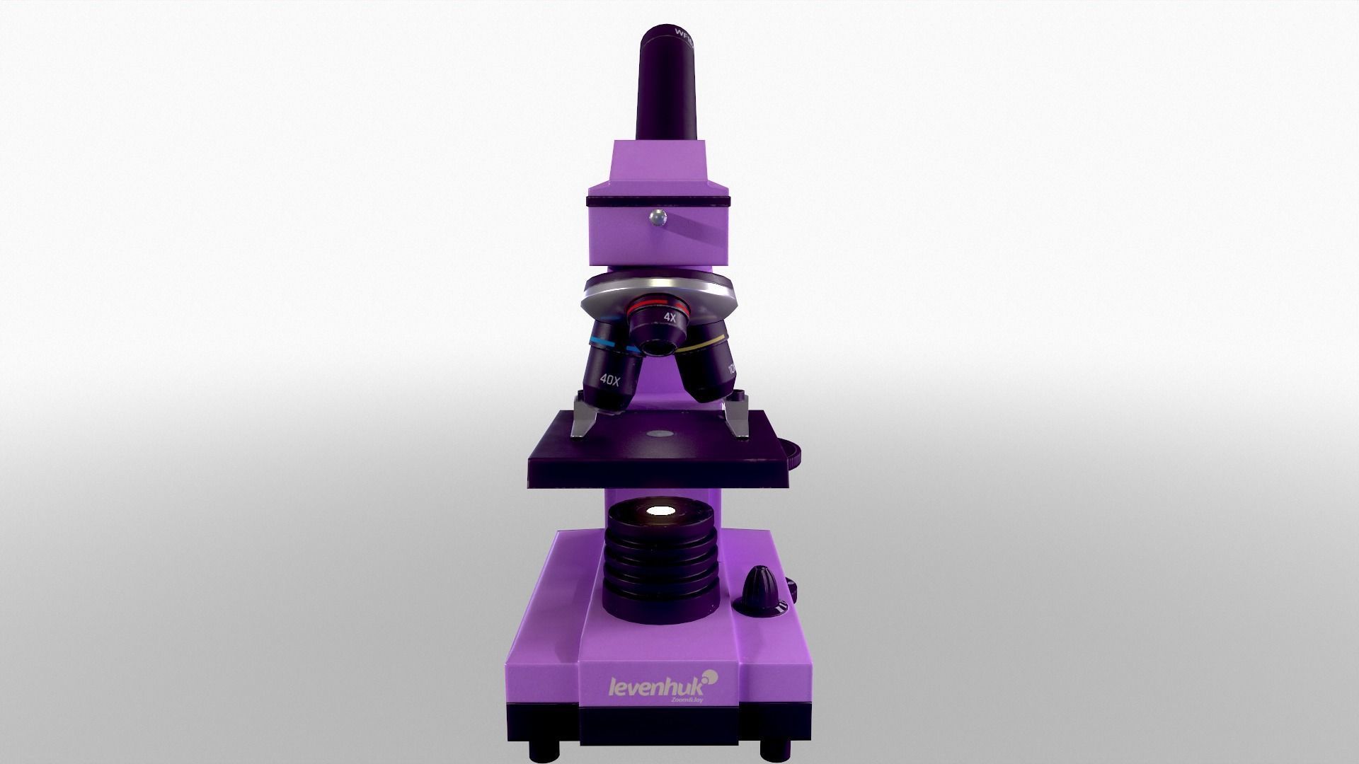 3D model Microscope Levenhuk Rainbow 2L PLUS VR / AR / low-poly | CGTrader