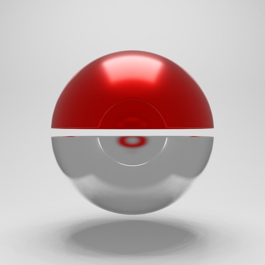 Pokeball with catch animation 3D model animated | CGTrader