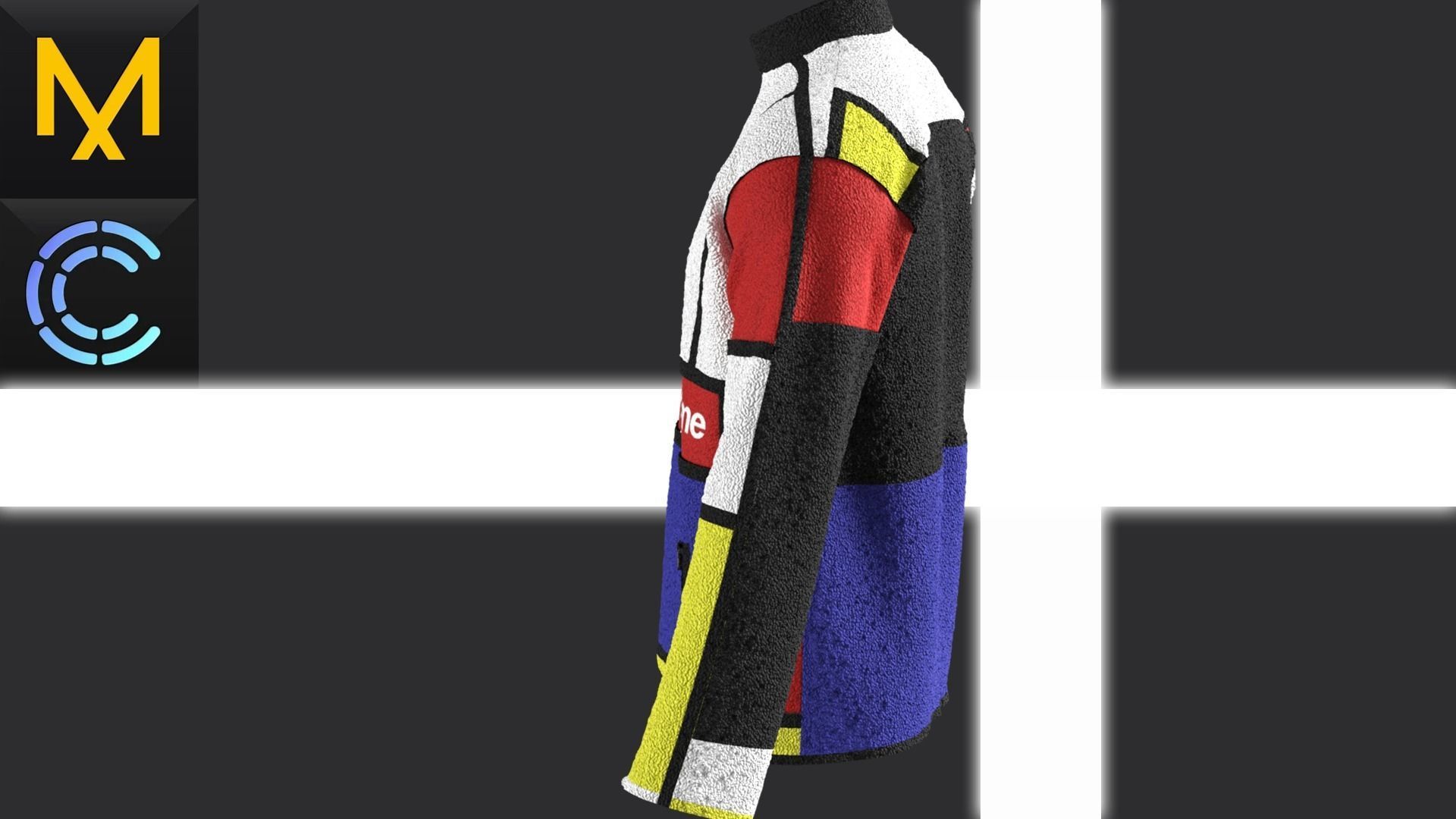 New Concept Jacket Supreme Male Obj Fbx ZPRJ 3D model | CGTrader