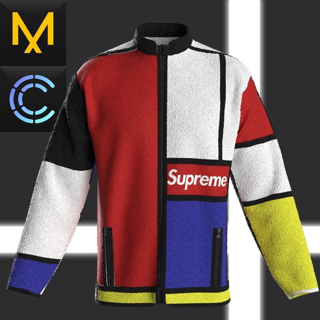 New Concept Jacket Supreme Male Obj Fbx ZPRJ 3D model | CGTrader