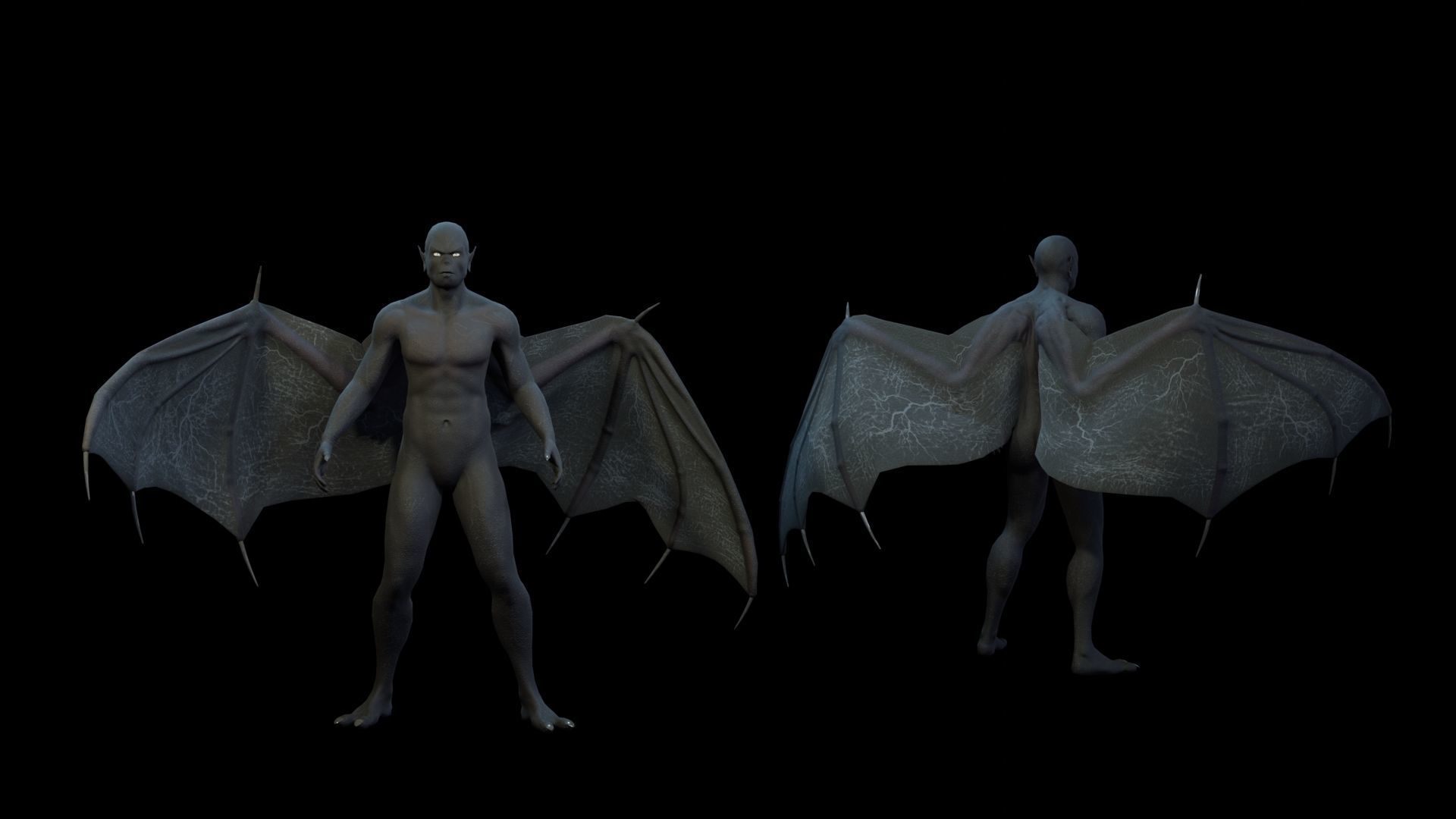 3D model Monster Bat VR / AR / low-poly | CGTrader