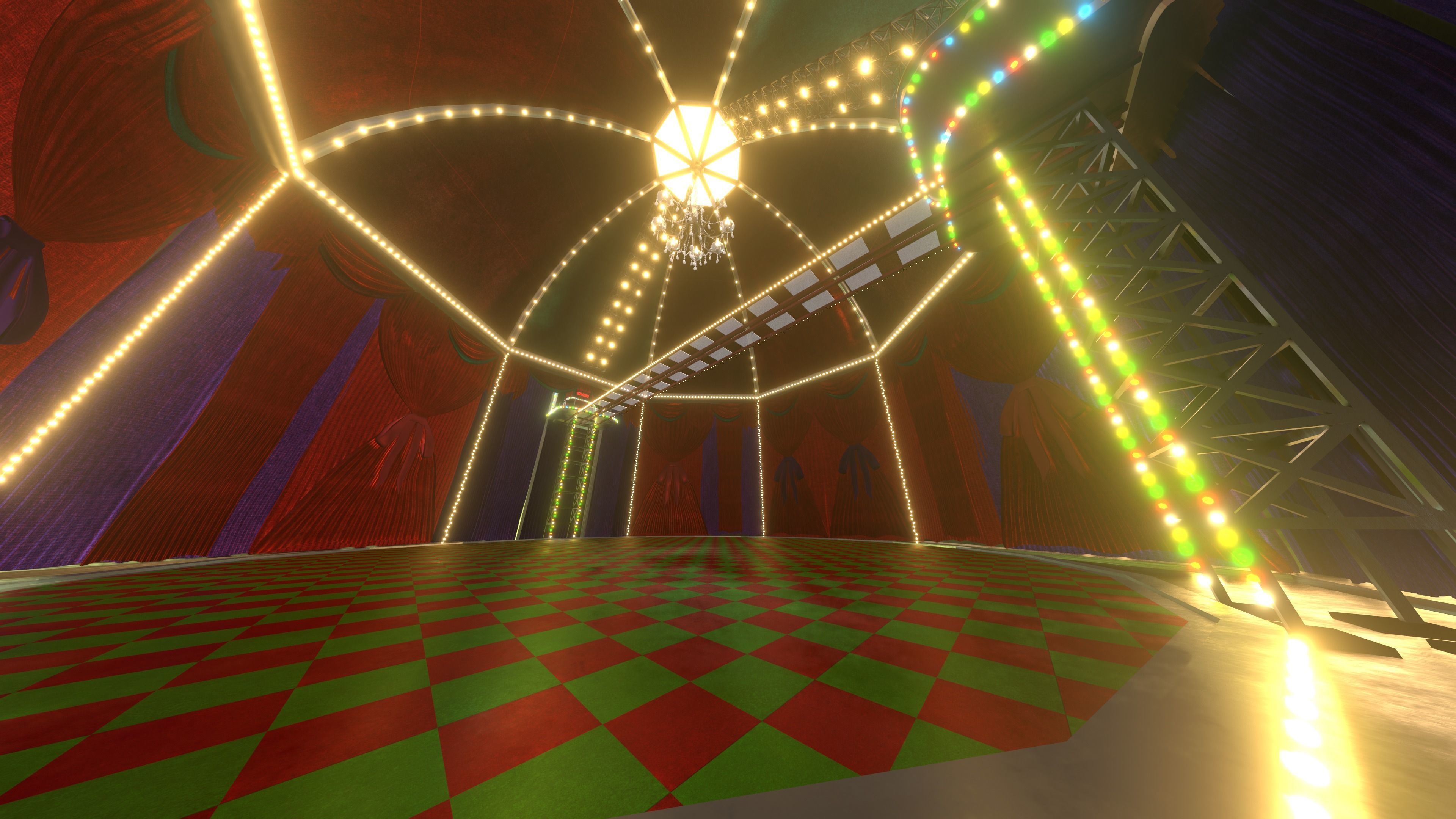 Squid Game Map-Glass bridge 3D model | CGTrader