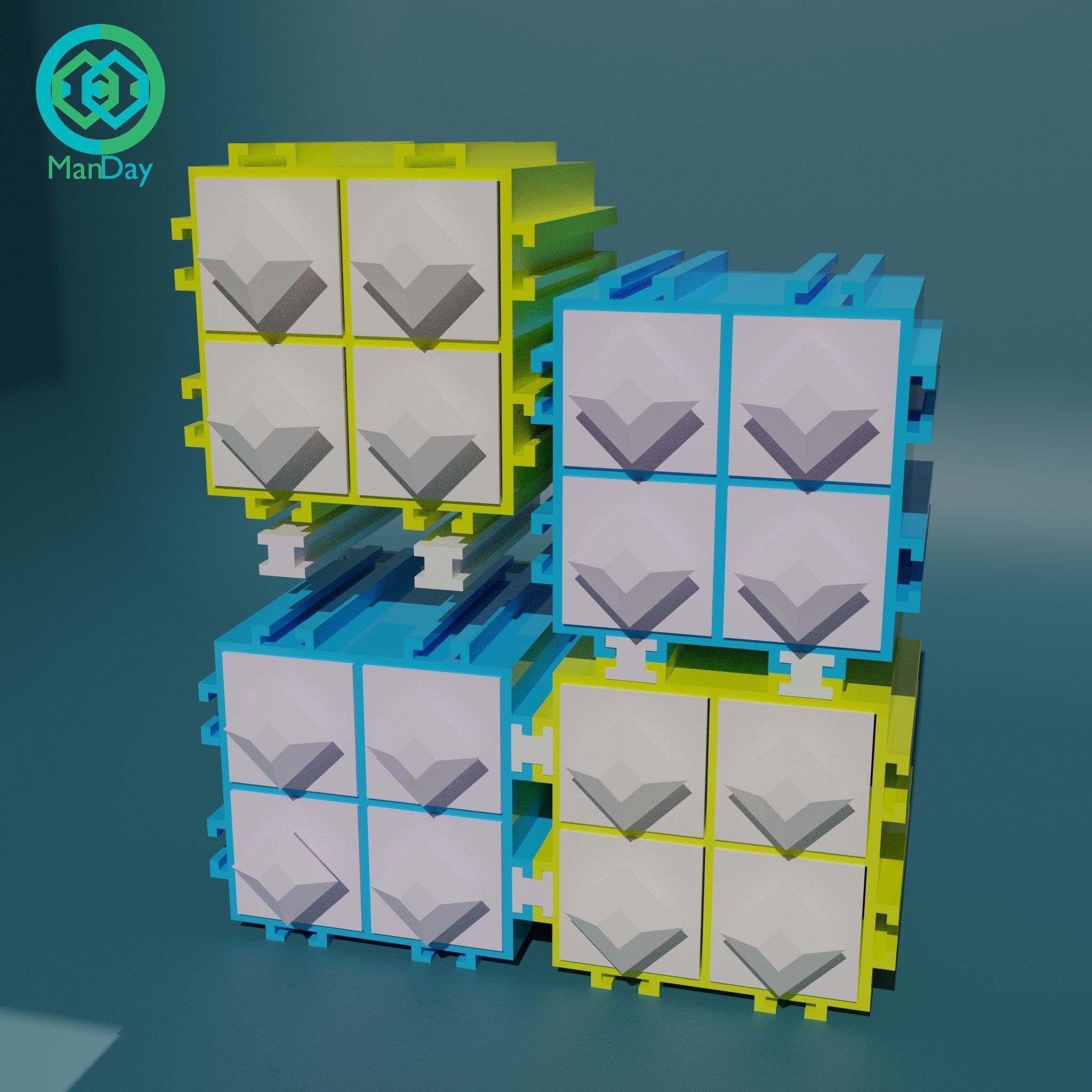 Modular drawer for 3D PRINTING 3D model 3D printable | CGTrader