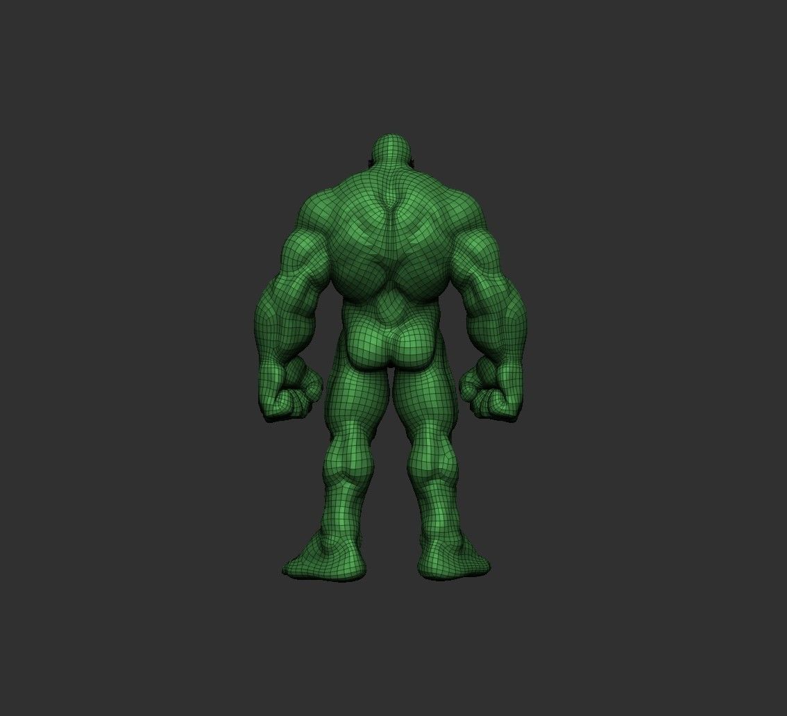 The Hulk anatomy 3D model | CGTrader