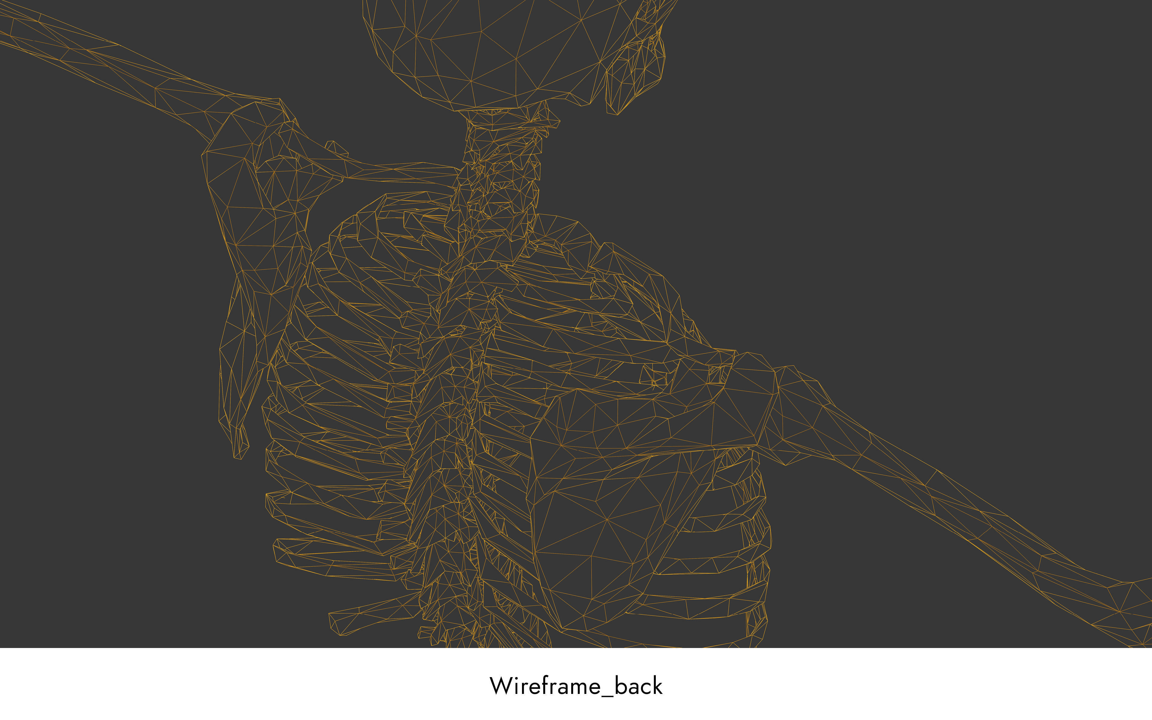 3D model Low poly rigged male skeleton VR / AR / low-poly | CGTrader