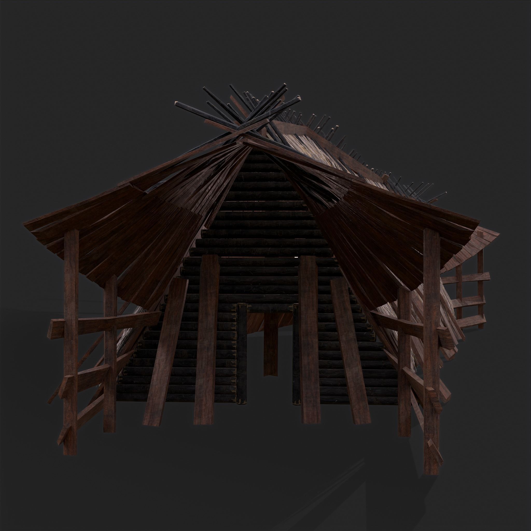 3D model Viking Hut I VR / AR / low-poly | CGTrader