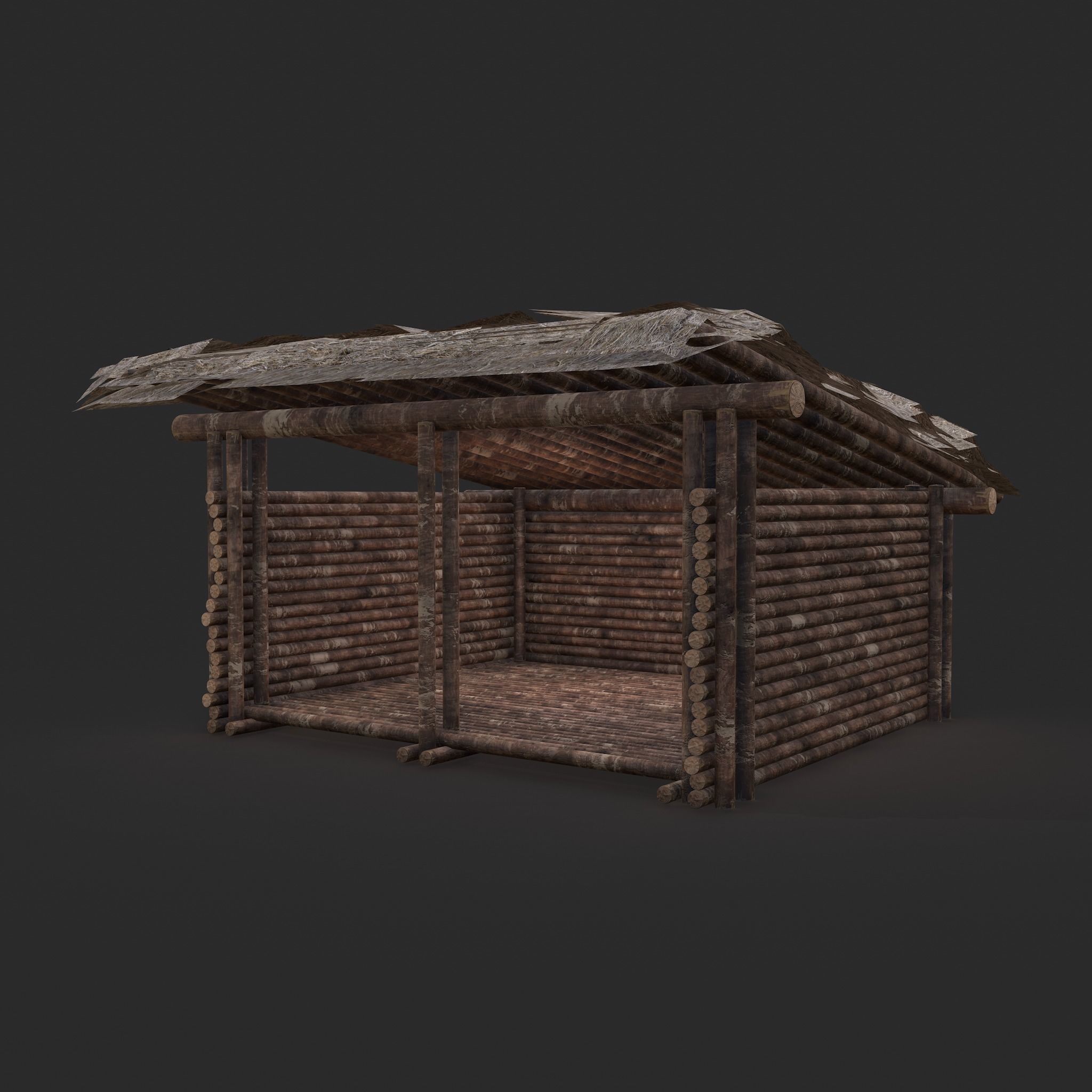3D model Viking Hut P VR / AR / low-poly | CGTrader