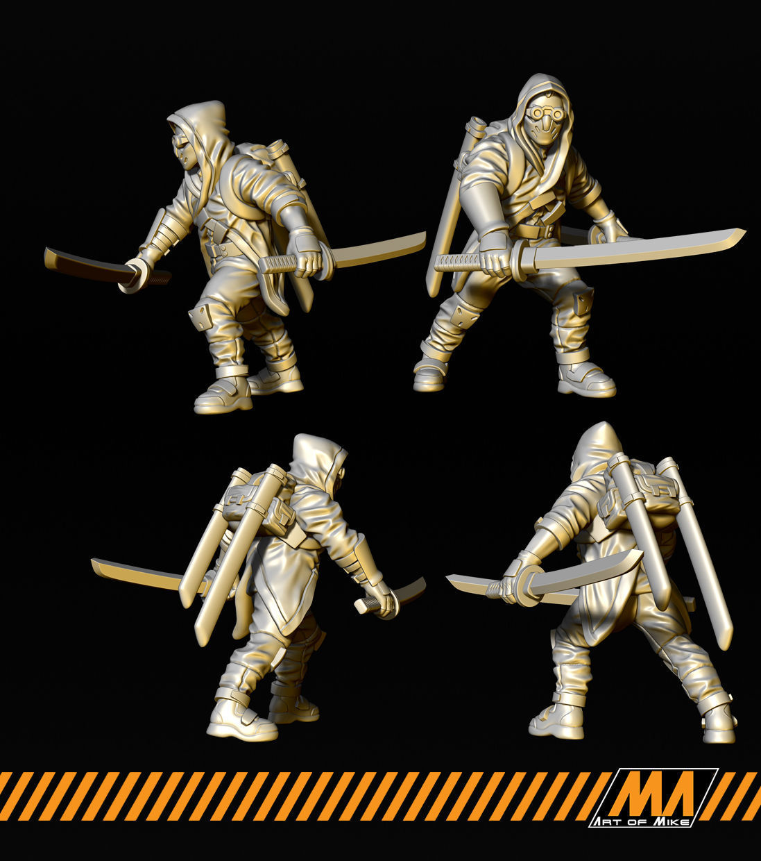 Ronin 3D model 3D printable | CGTrader