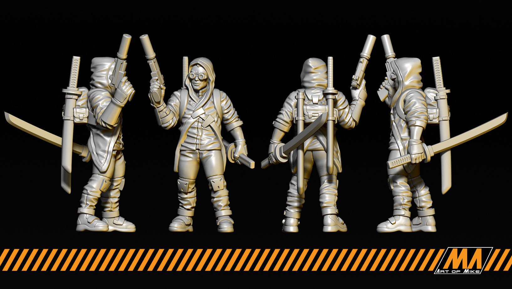 Ronin 3D model 3D printable | CGTrader