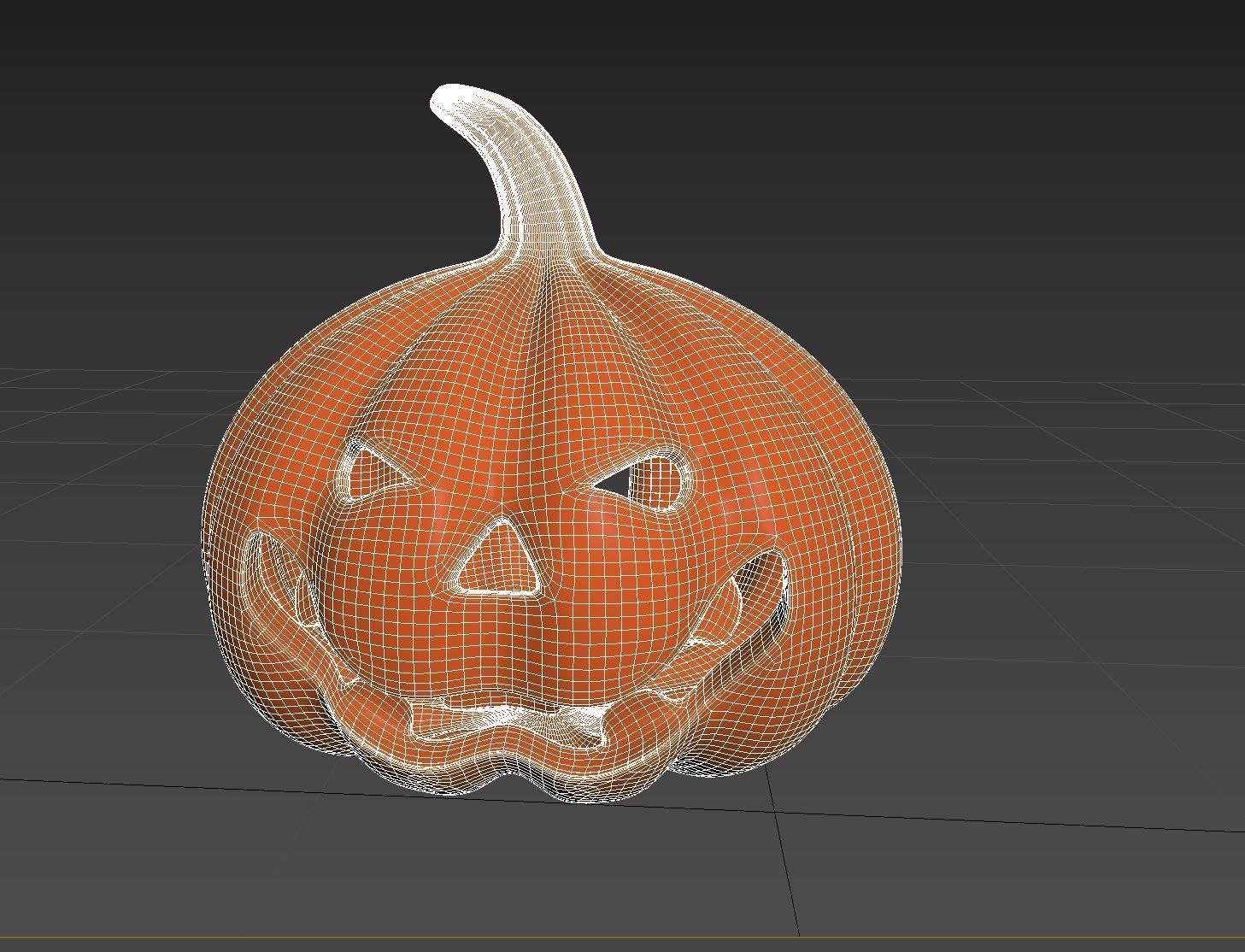 Halloween Pumpkin 3d print free 3D model 3D printable | CGTrader