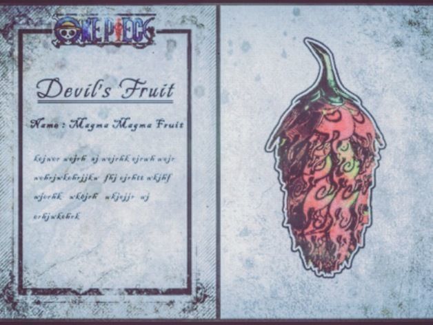 Onepiece Devils Fruit Akainu Magma magma concept model Freebie free 3D model 3D printable | CGTrader