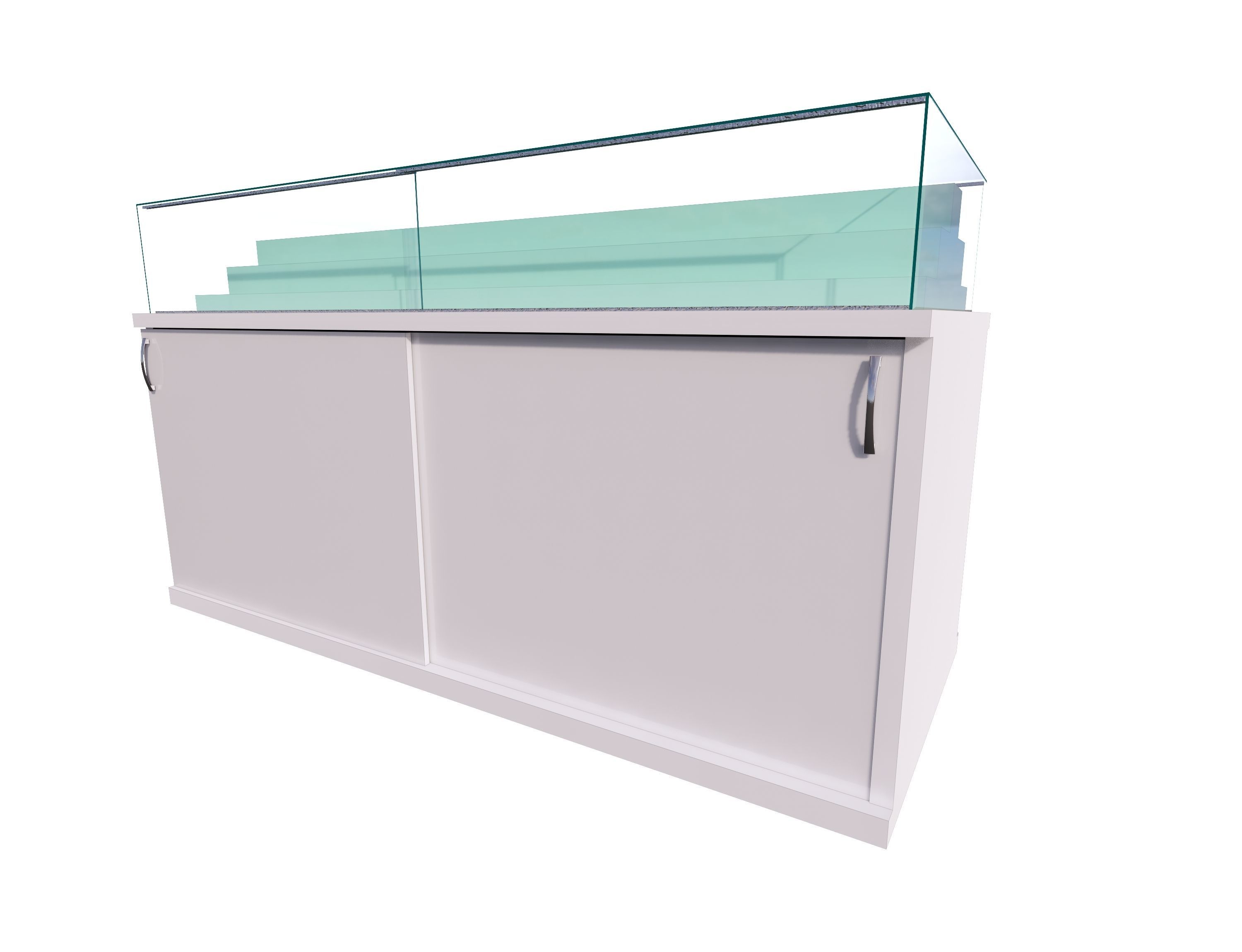 Glass Display Cabinet 3D model Free 3D print model 2 free 3D model 3D ...