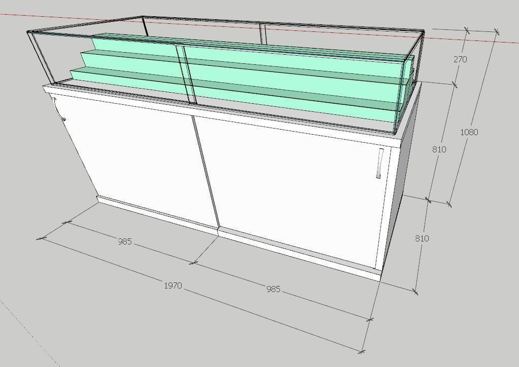 Glass Display Cabinet 3D model Free 3D print model 2 free 3D model 3D ...