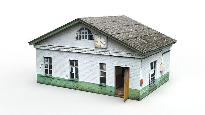 3D model Old Soviet checkpoint VR / AR / low-poly | CGTrader