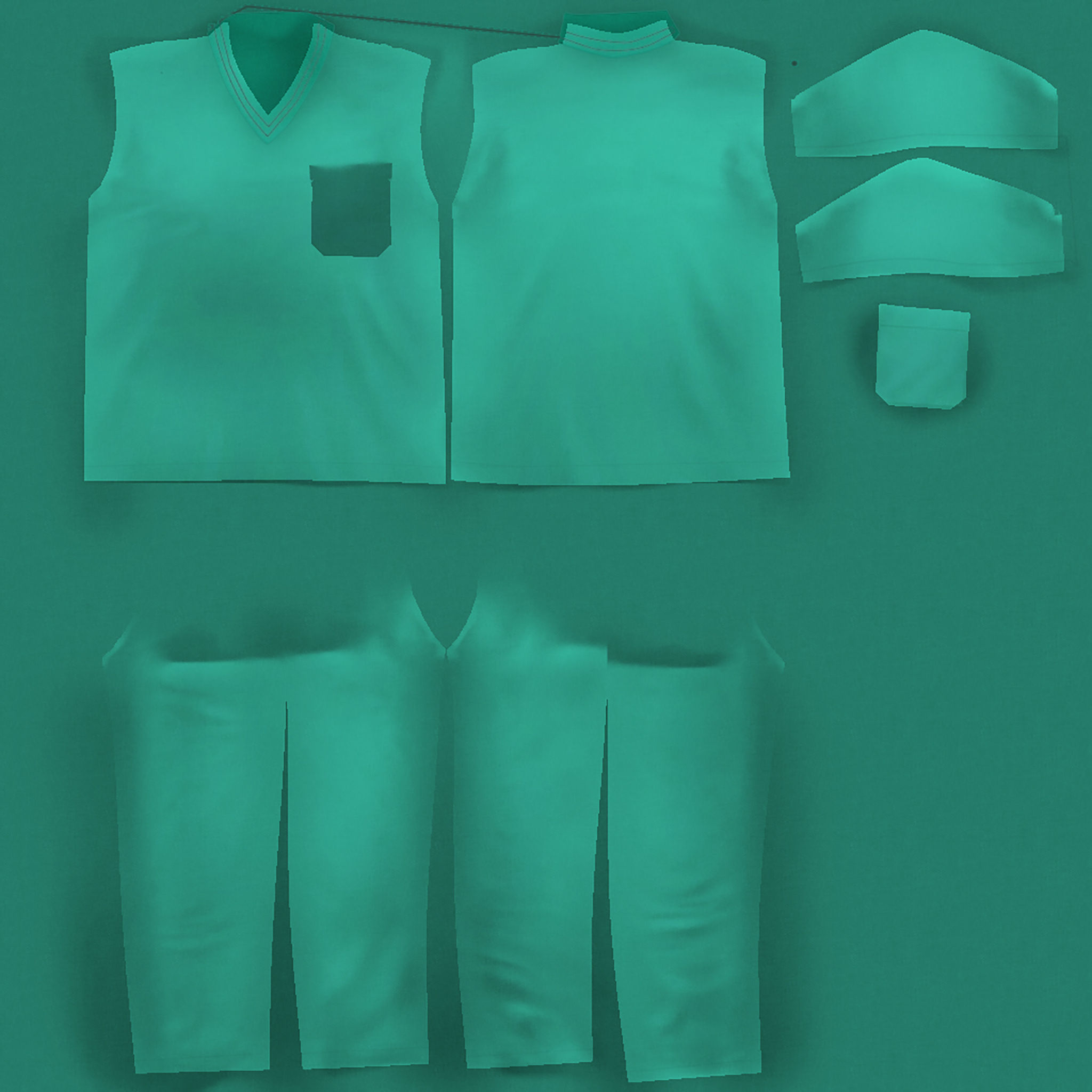 3D model Ladies Scrub VR / AR / low-poly | CGTrader