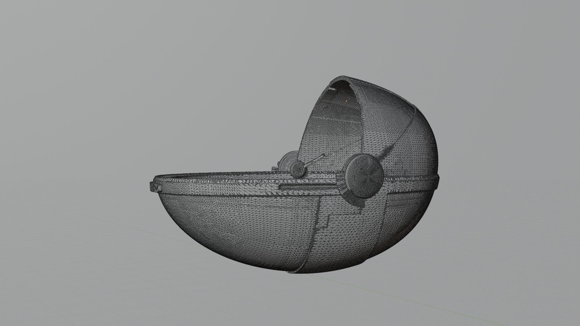 Baby Yoda Pod 3D model | CGTrader