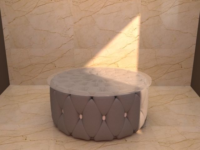 Round sofa for interior free 3D model | CGTrader