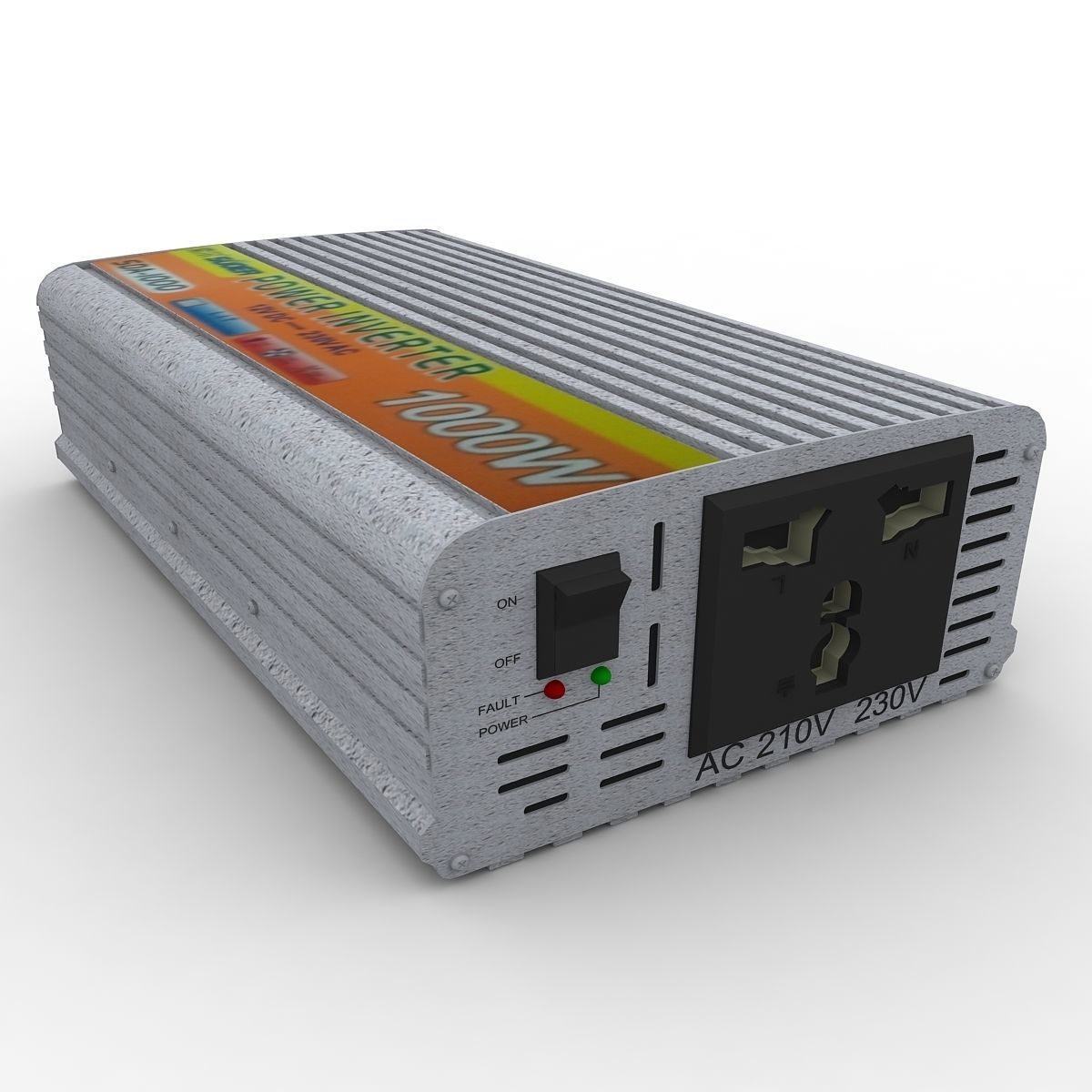 Inverter dc to ac power 3D model | CGTrader
