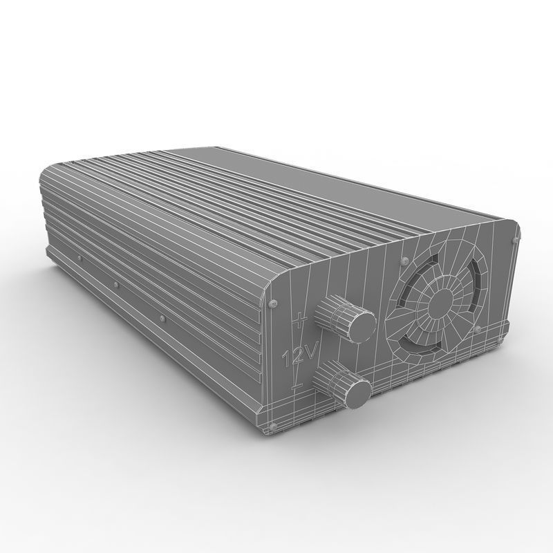 Inverter dc to ac power 3D model | CGTrader