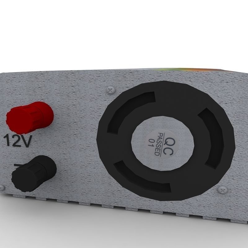Inverter dc to ac power 3D model | CGTrader