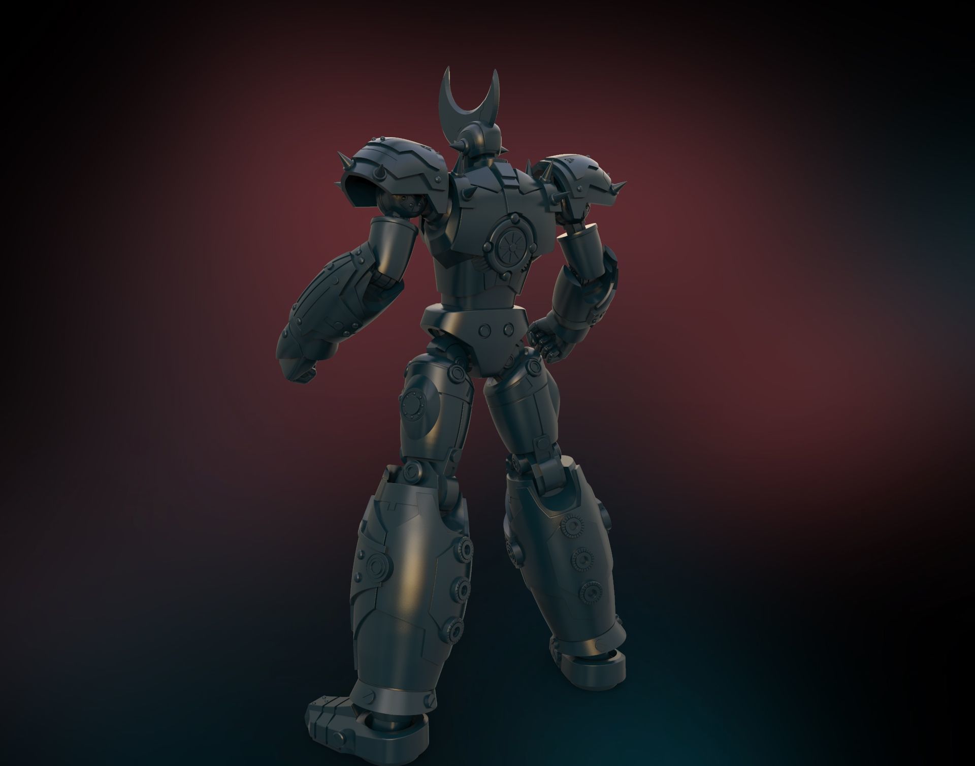 New Robot King 3D model 3D printable | CGTrader