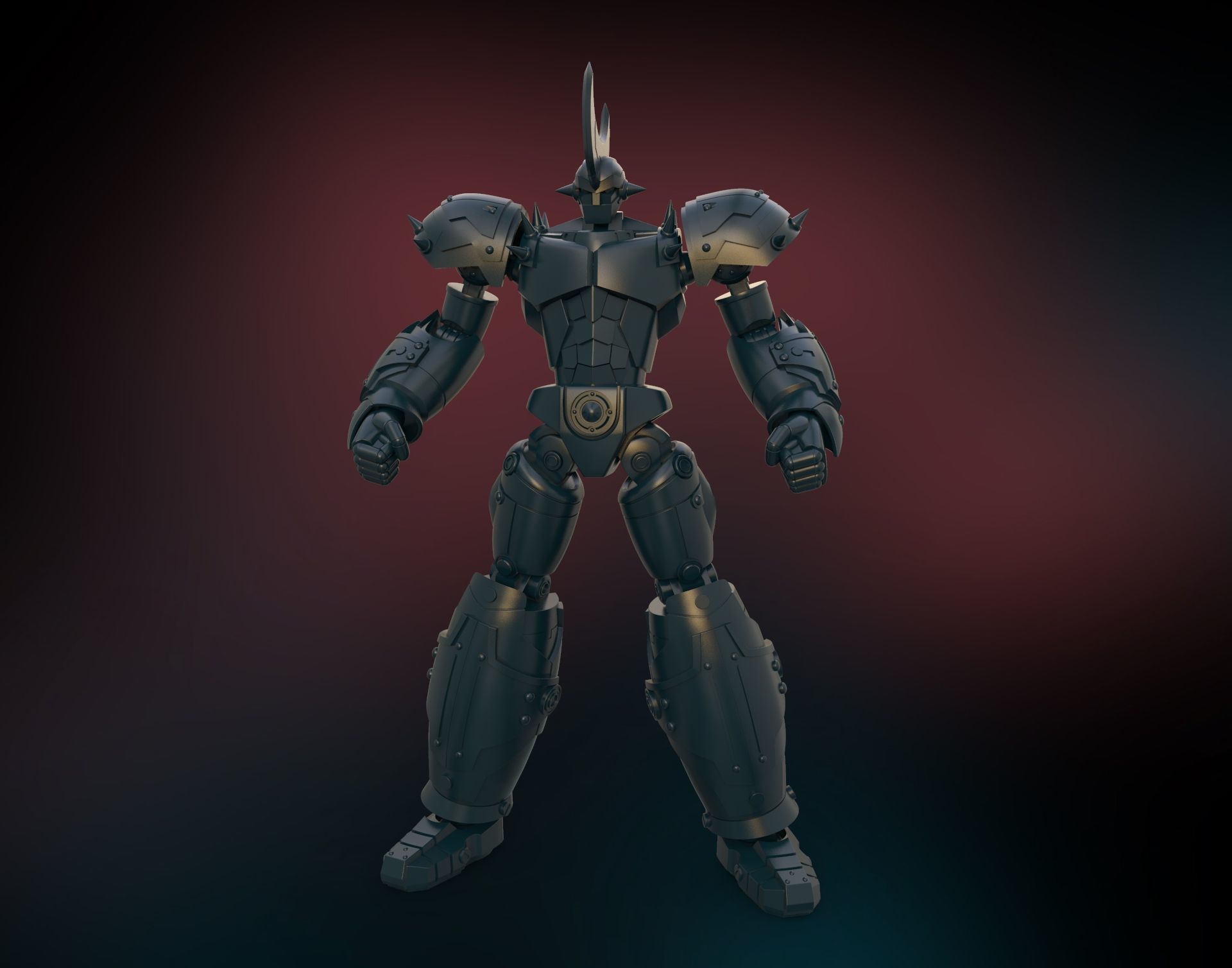 New Robot King 3D model 3D printable | CGTrader