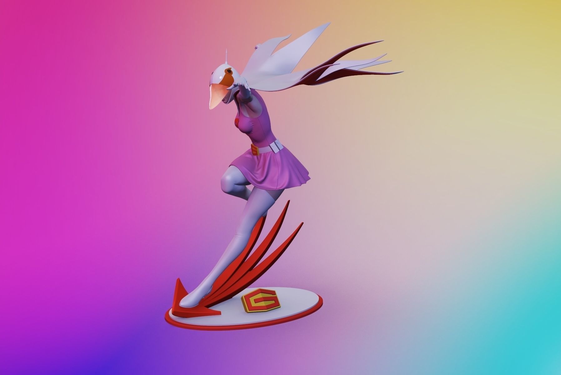 G-Force - Gatchaman - Swam Princess 3D model 3D printable | CGTrader