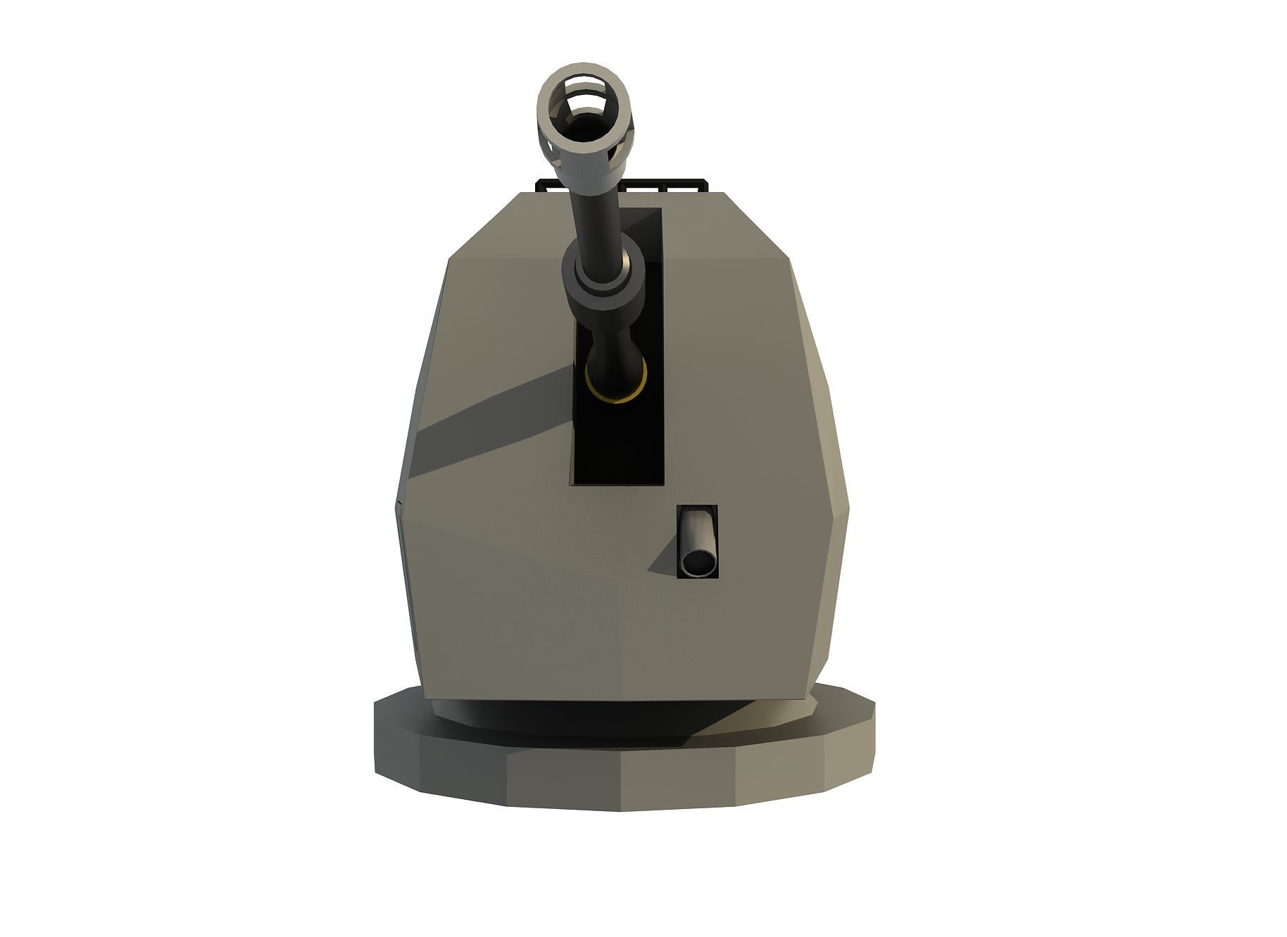 MK 8 114 MM NAVAL GUN 3D model | CGTrader