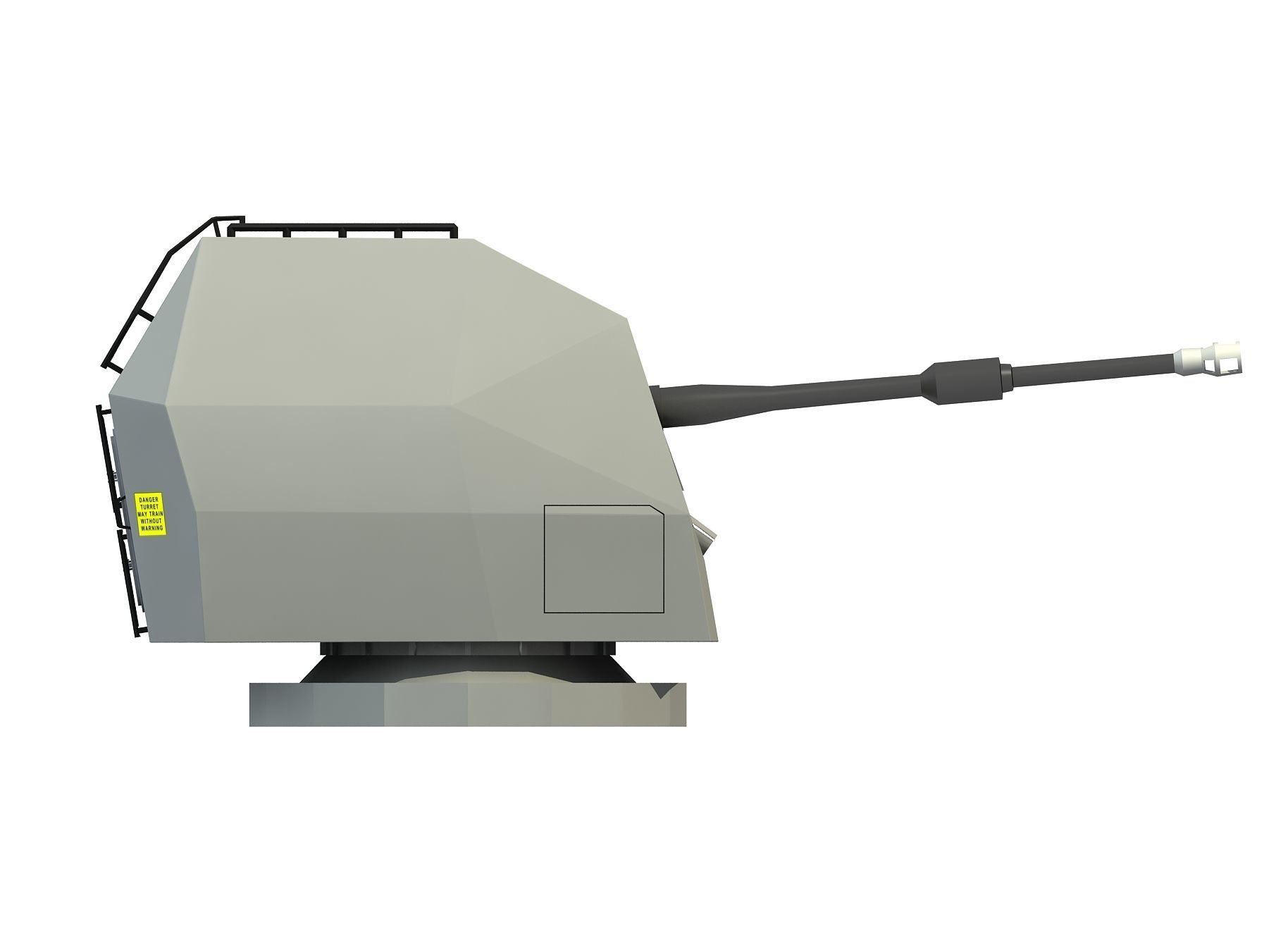 MK 8 114 MM NAVAL GUN 3D model | CGTrader