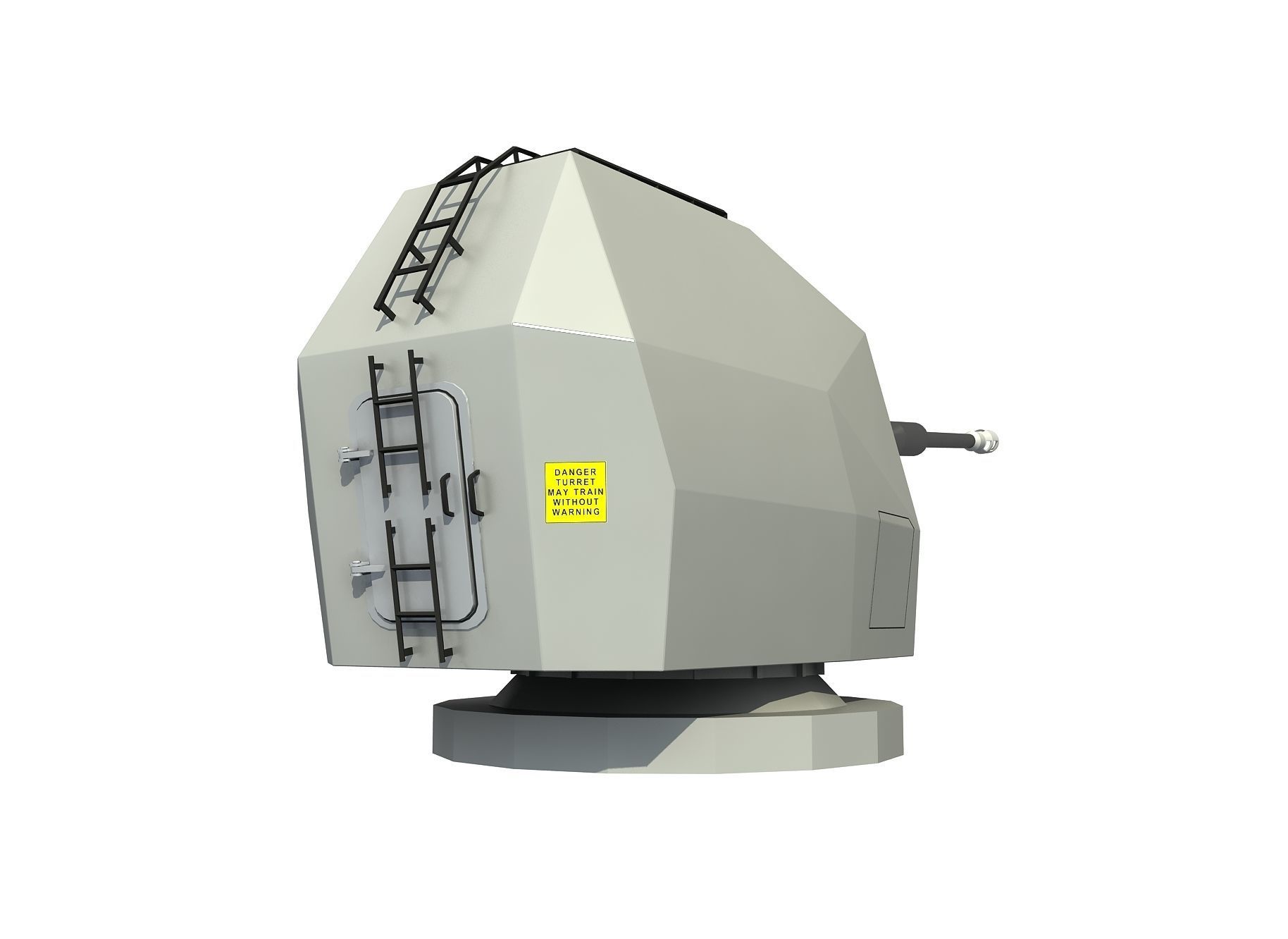 MK 8 114 MM NAVAL GUN 3D model | CGTrader