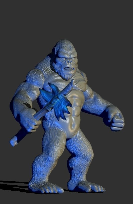 King Kong 3D model 3D printable | CGTrader