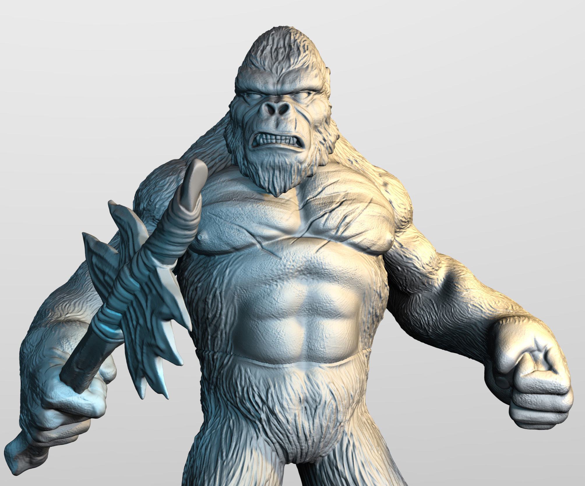 King Kong 3D model 3D printable | CGTrader