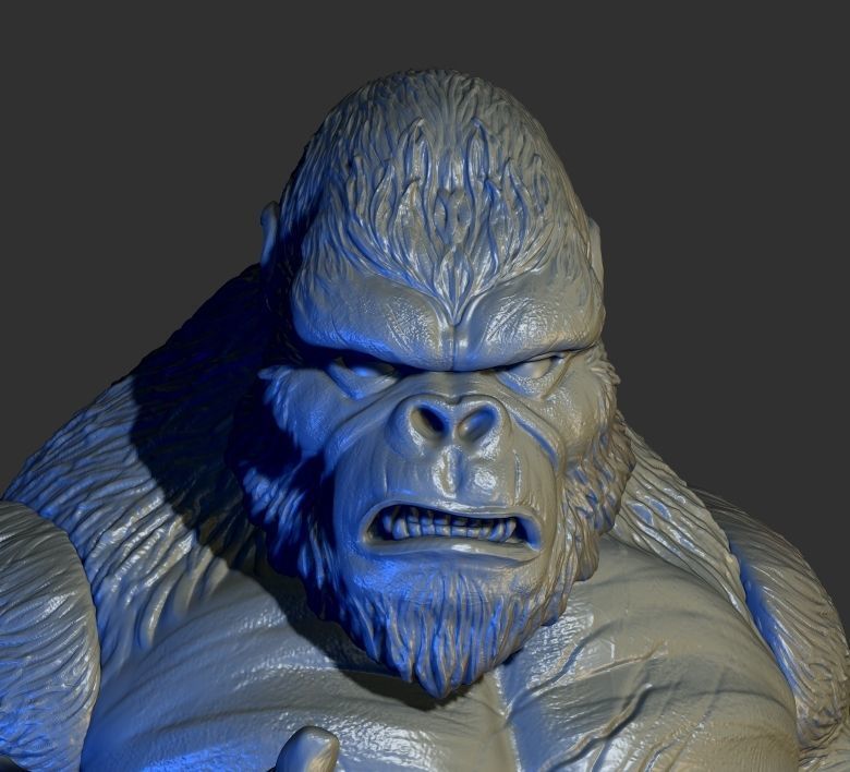 King Kong 3D model 3D printable | CGTrader