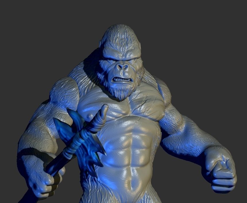 King Kong 3D model 3D printable | CGTrader