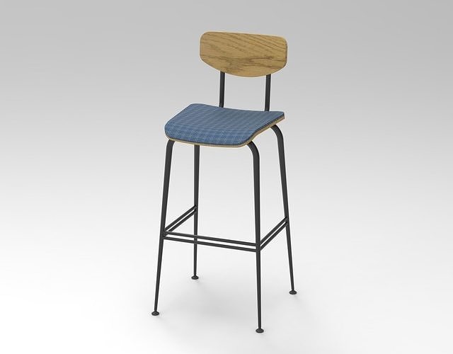 STARBUCK STOOL 30 3D model | CGTrader